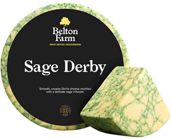 Sage Derby Cheese - Belton Farm