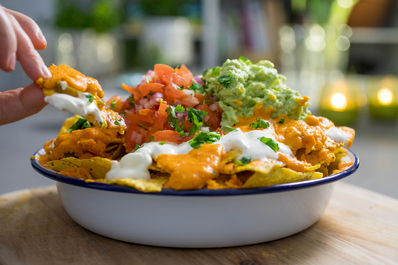 Loaded Cheesy Nachos - Belton Farm