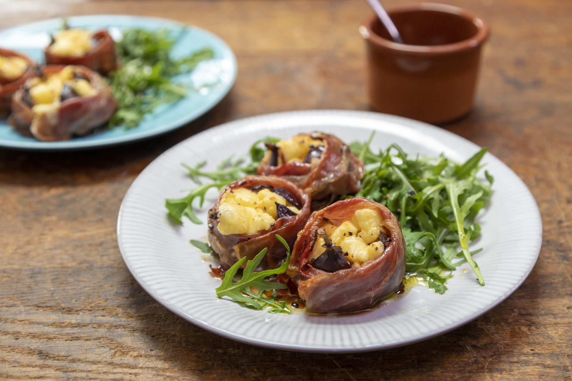 Baked Figs with Cheshire Cheese and Parma Ham - Belton Farm