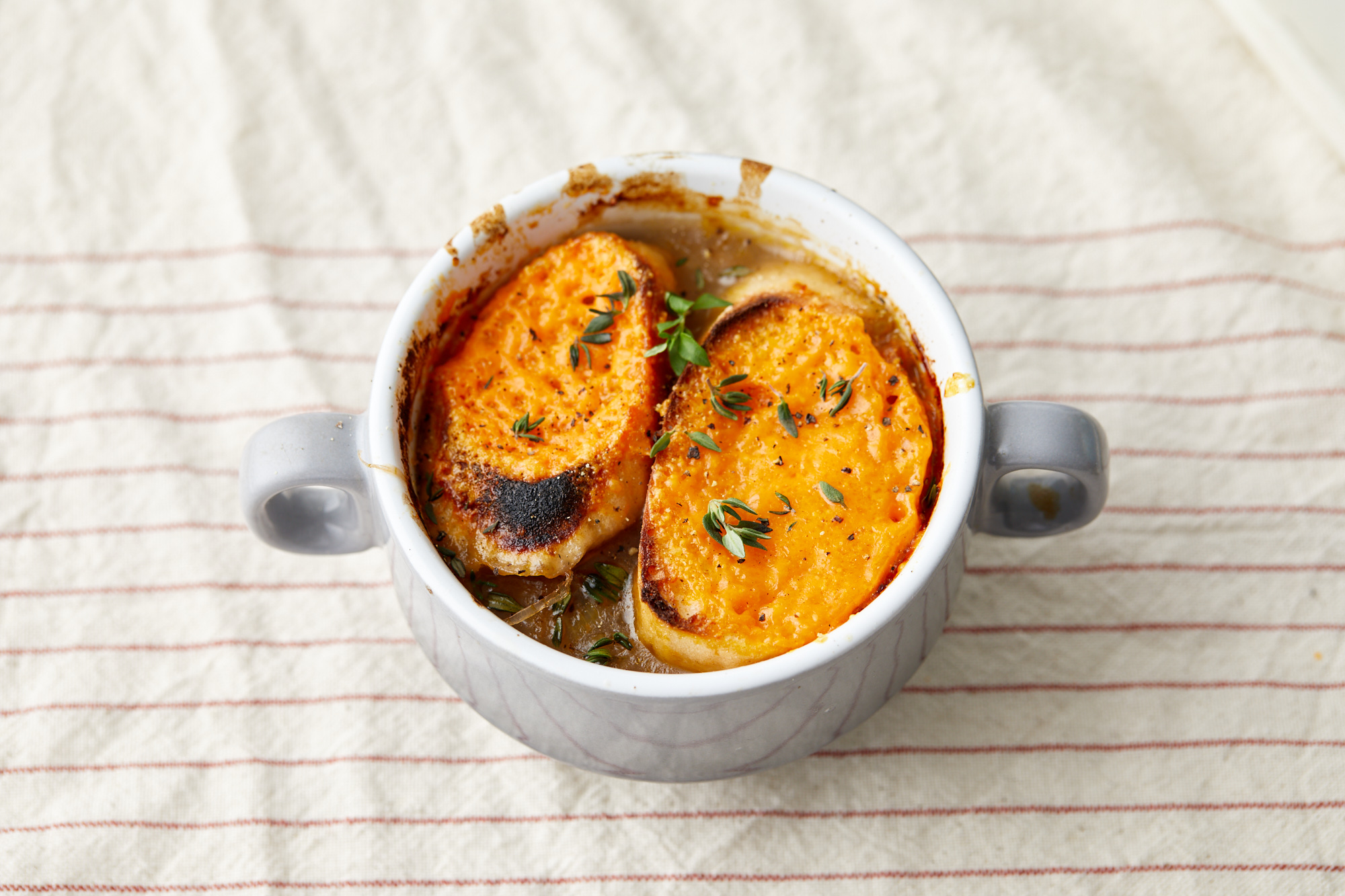 Triple English Onion Soup with Red Fox Cheese - Belton Farm