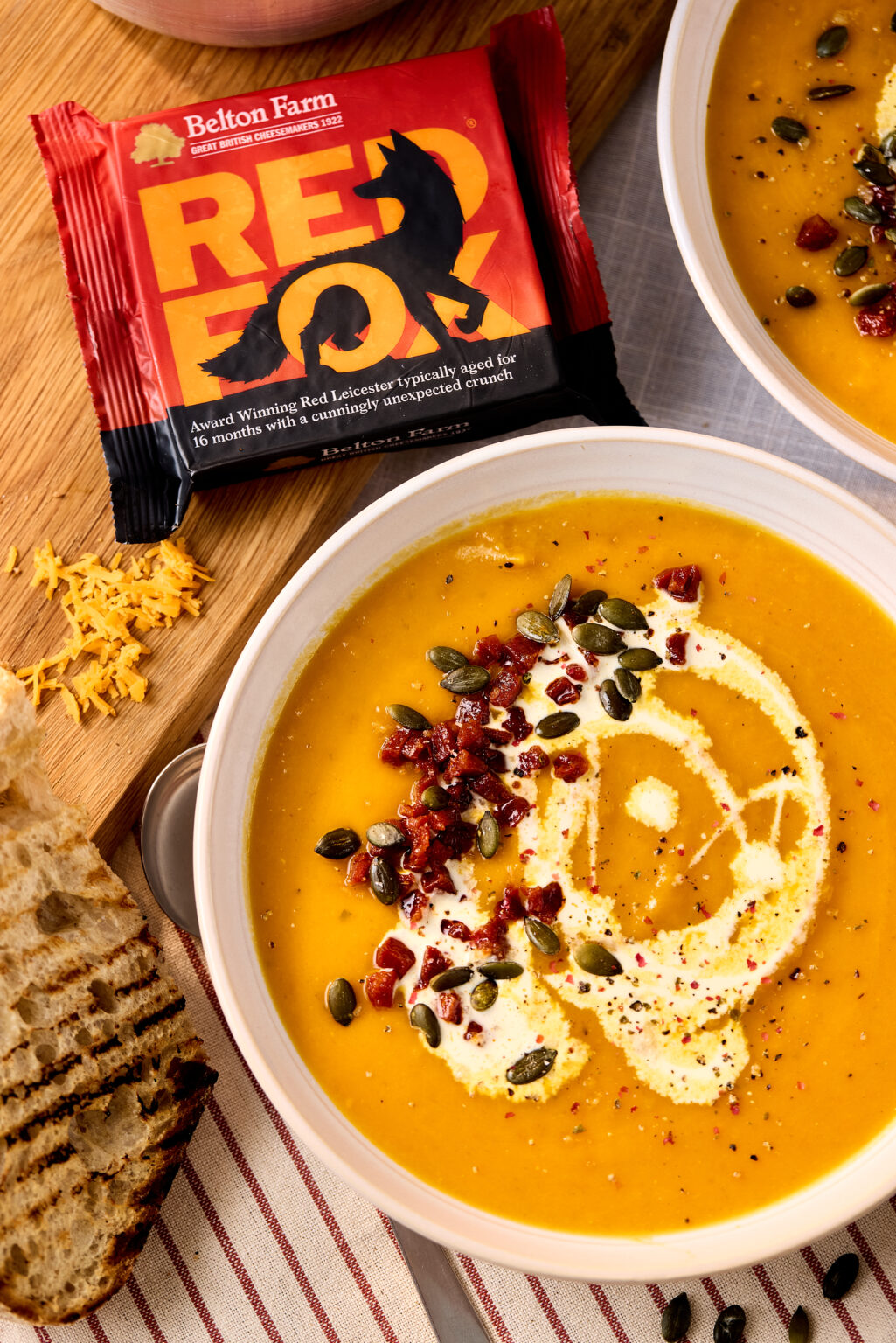 Butternut Squash Red Fox and Chorizo Soup - Belton Farm